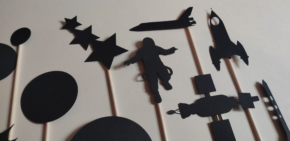 Travel Into Space Lot 18 Puppets for Shadow Theater - Etsy