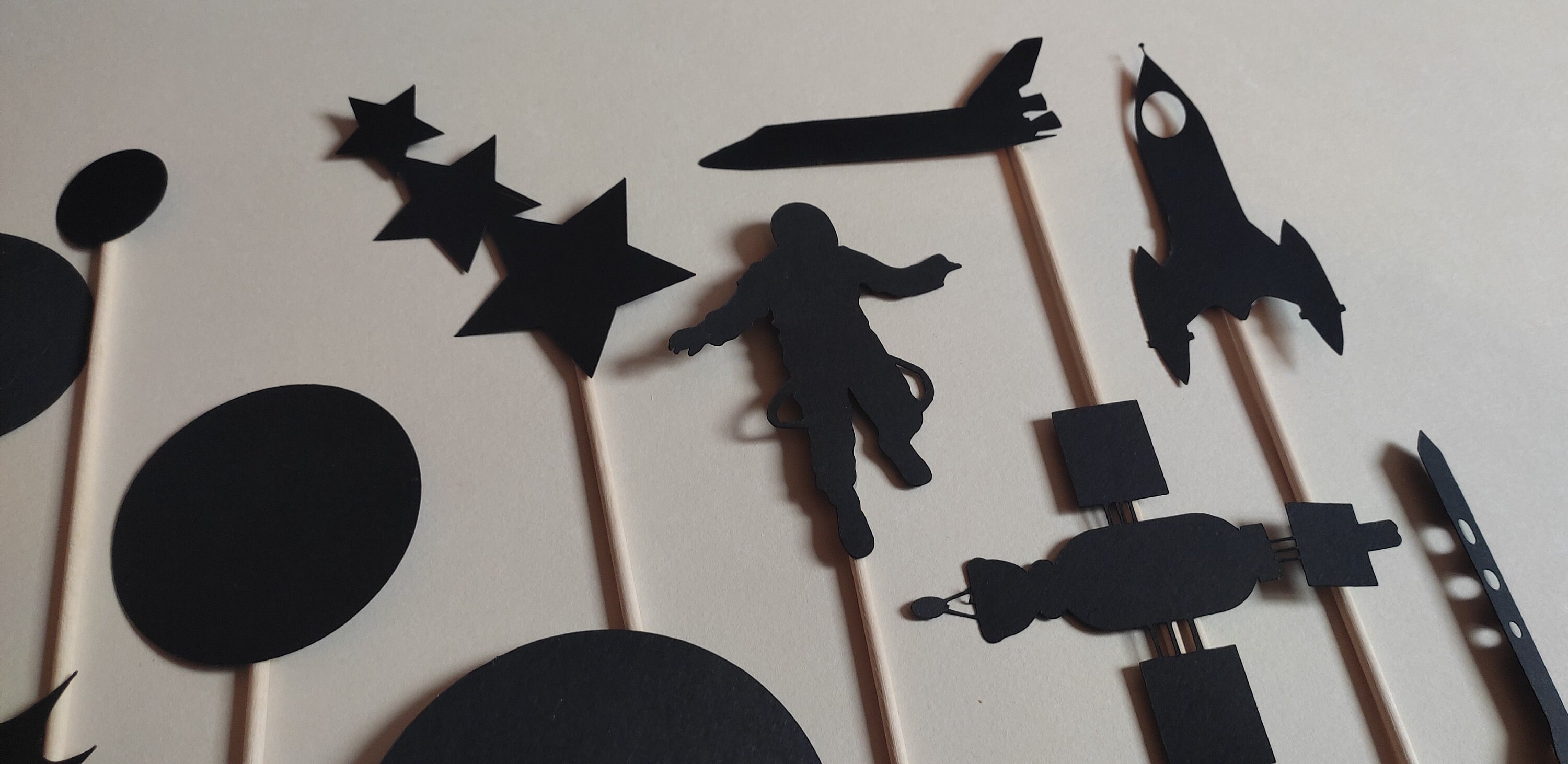 Travel Into Space Lot 18 Puppets for Shadow Theater - Etsy