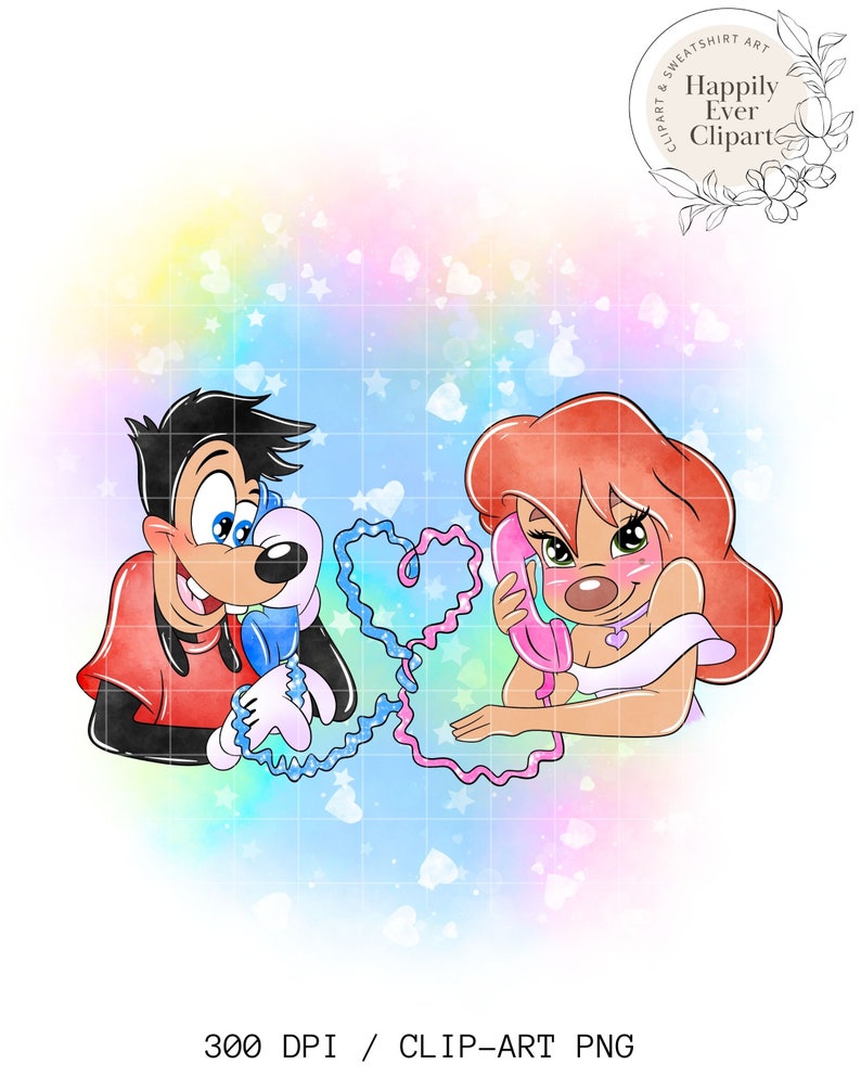 Watercolour Max Roxanne Clipart / A Goofy Movie 300 Dpi Digital ...