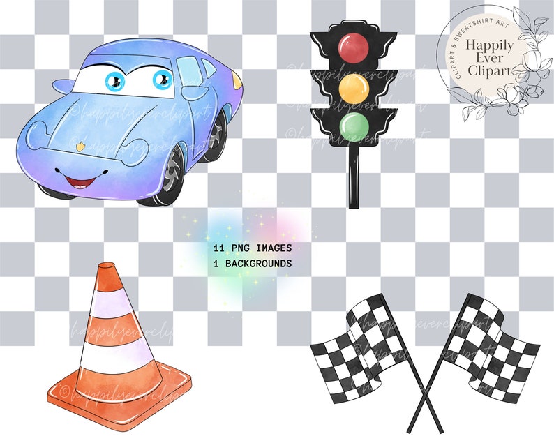 Watercolour Cars Clipart Set / Cars 300 Dpi Digital Download PNG ...