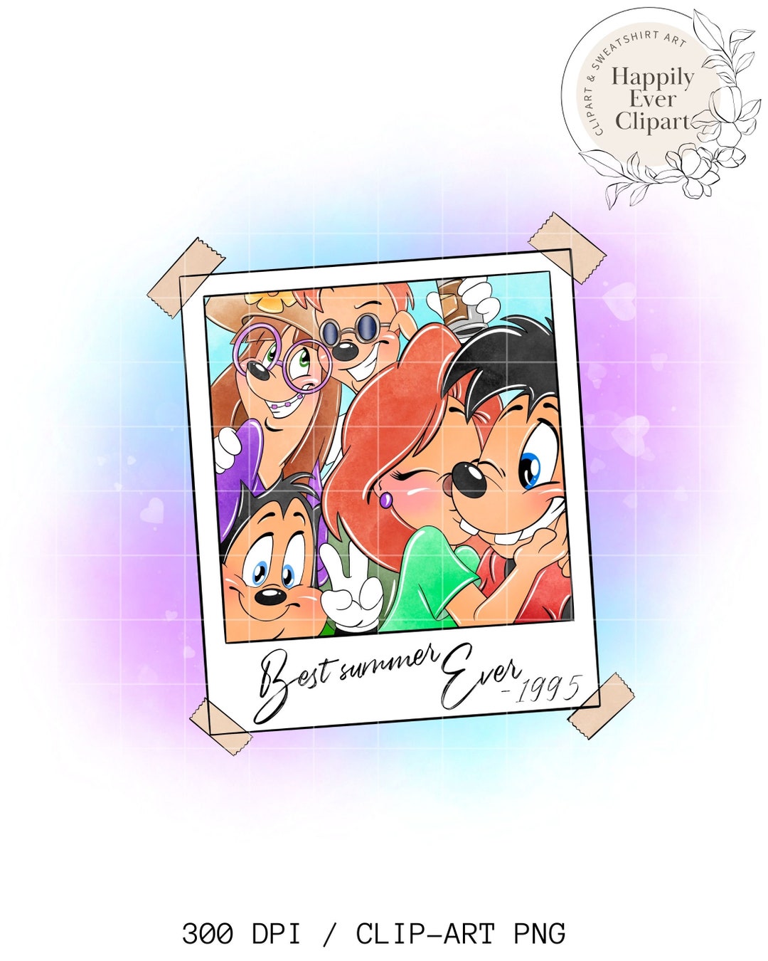 Watercolour Max Roxanne Clipart / A Goofy Movie 300 Dpi Digital ...