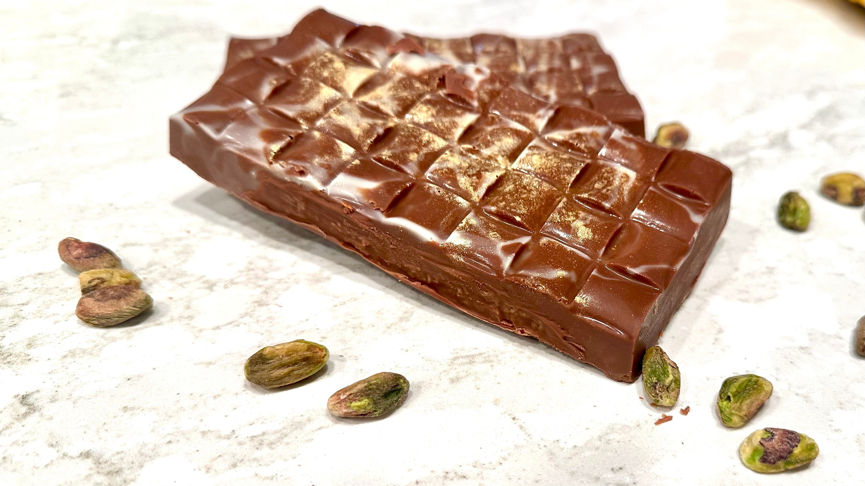 Delicious Kunafa Chocolate Inspired by Dubai's Fix Kunafa Chocolate. - Etsy