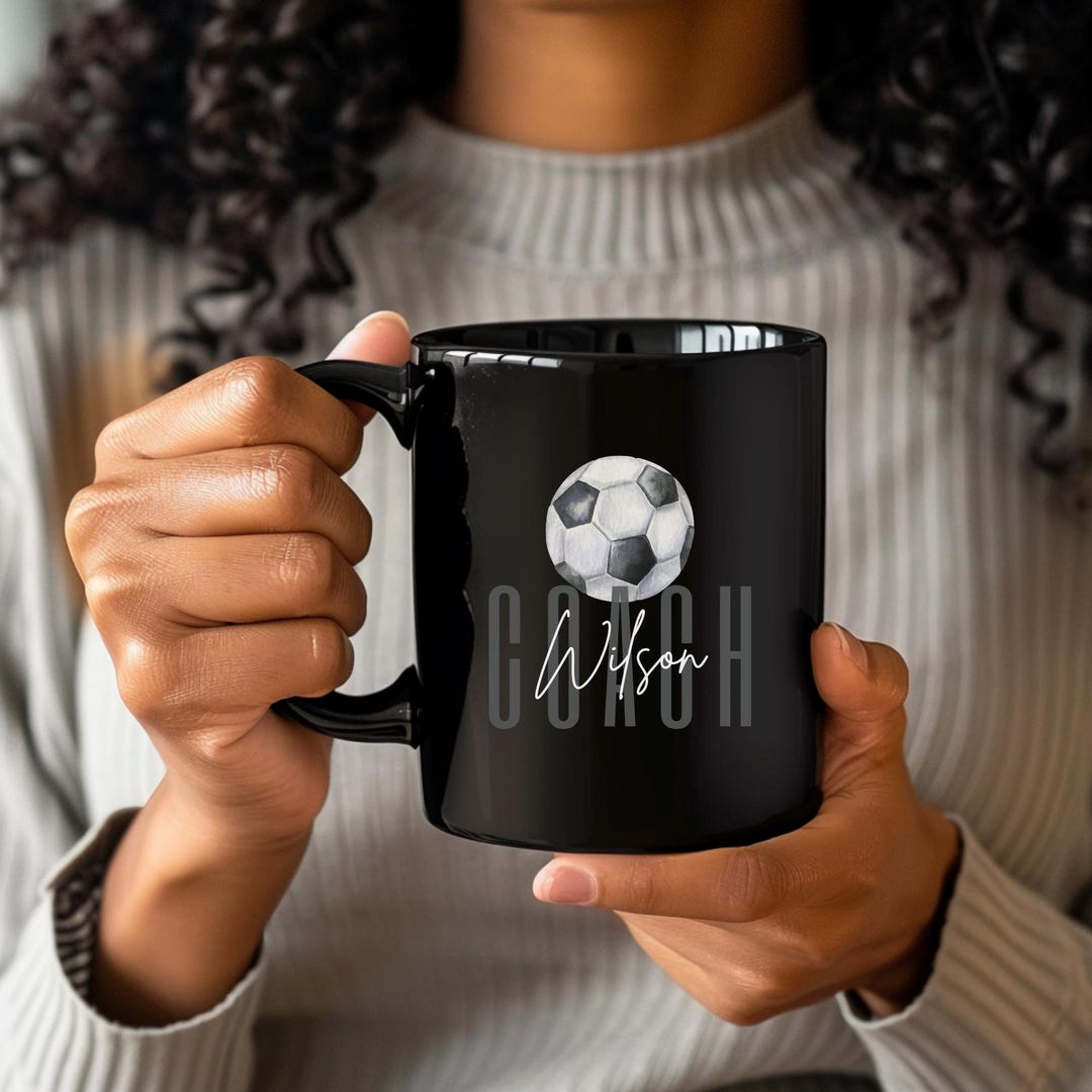 Custom Soccer Coach Mug, Gift for Her, School Soccer Coach, Teacher ...