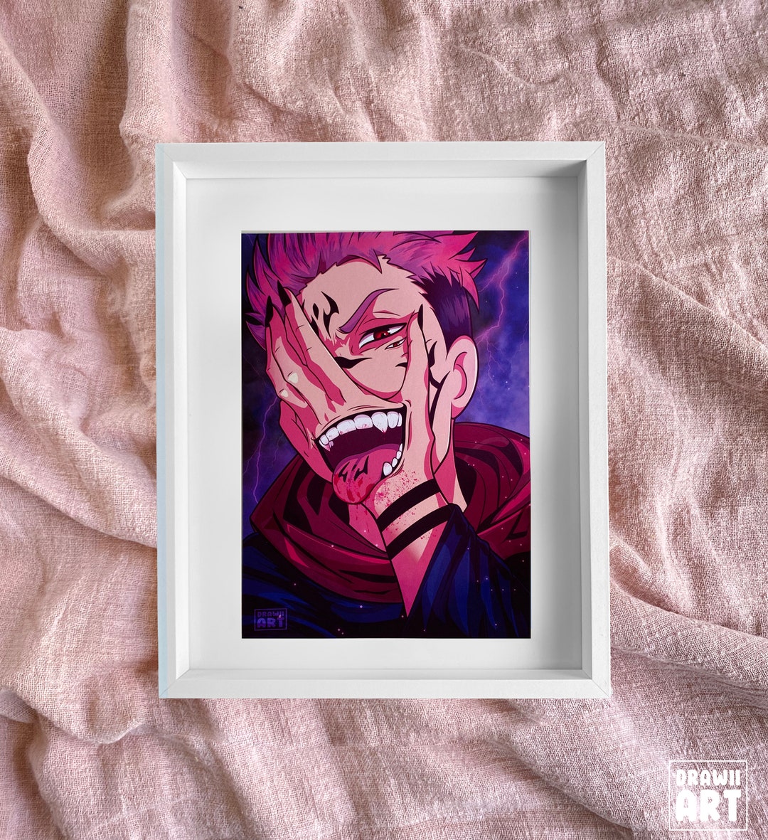 Print Sukuna / Jujutsu / Purple / A5 / A6 / Anime - Etsy