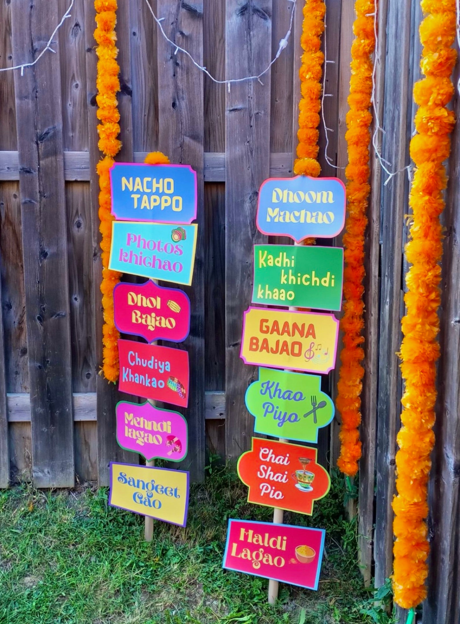 Desi Wedding Decor as Mehendi Decor, Sangeet Decor as Haldi Decoration ...