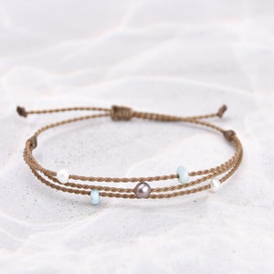 Aloha Riptide Bracelet - Hand-spun ROPE Collection - Waterproof - Tula Blue - One-size-fits-all ...