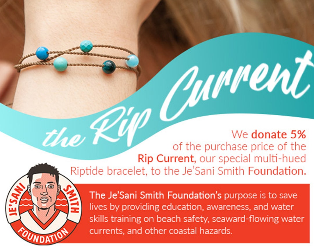 Rip Current Bracelet - Je'sani Smith Foundation-hand-spun ROPE ...