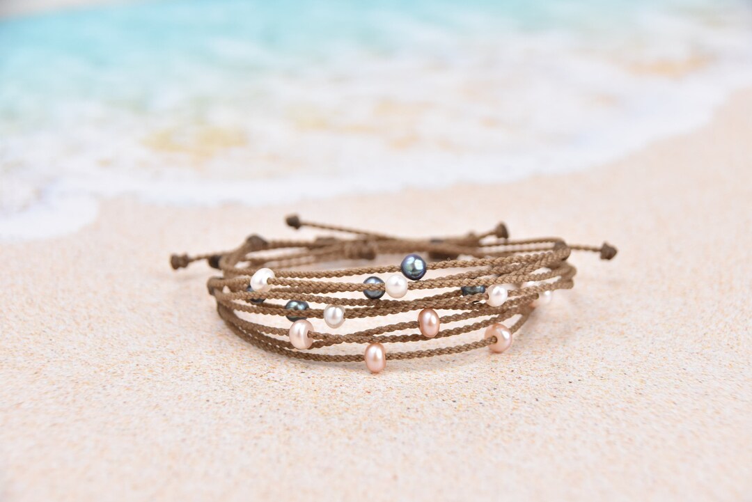 Pearl Riptide Bracelet Hand-spun ROPE Collection - Etsy