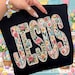 Floral Easter Jesus Patchwork Pearls PNG, Easter PNG, Floral Retro ...