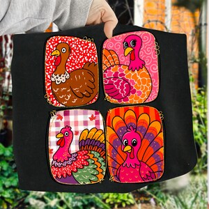 Preppy Turkey PNG, Thanksgiving PNG, Whimsical Turkeys Shirt Design ...