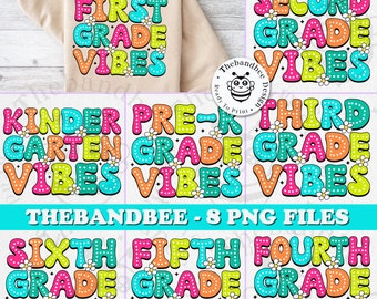 Retro Back to School Png Bundle, Teacher Png, Retro Teacher Png, First ...