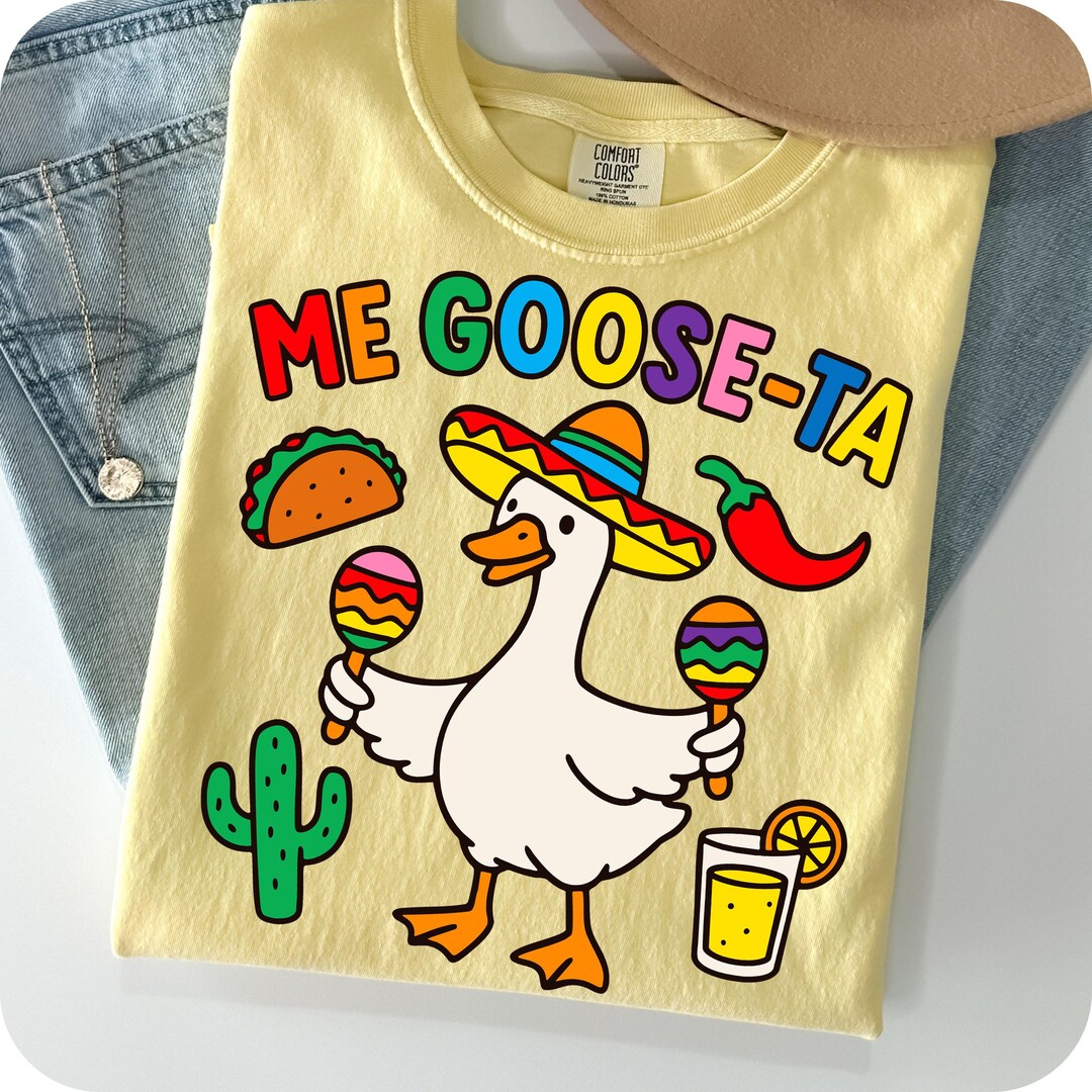 Funny Goose Mexican Png, Cinco De Mayo Goose Png, Funny Mexican Gift ...