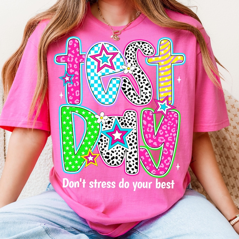 It's Test Day Png, Test Day Png, Preppy Teacher Test Day Png, Test Day ...