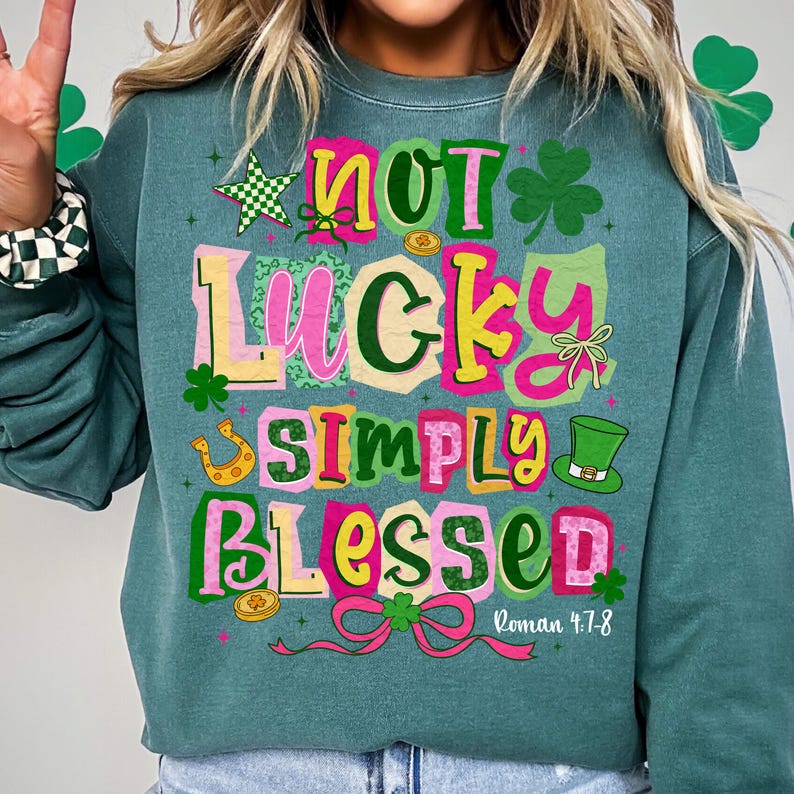 Coquette St Patrick's Day Bow PNG, Bible Verses Png, Retro Lucky Vibes ...