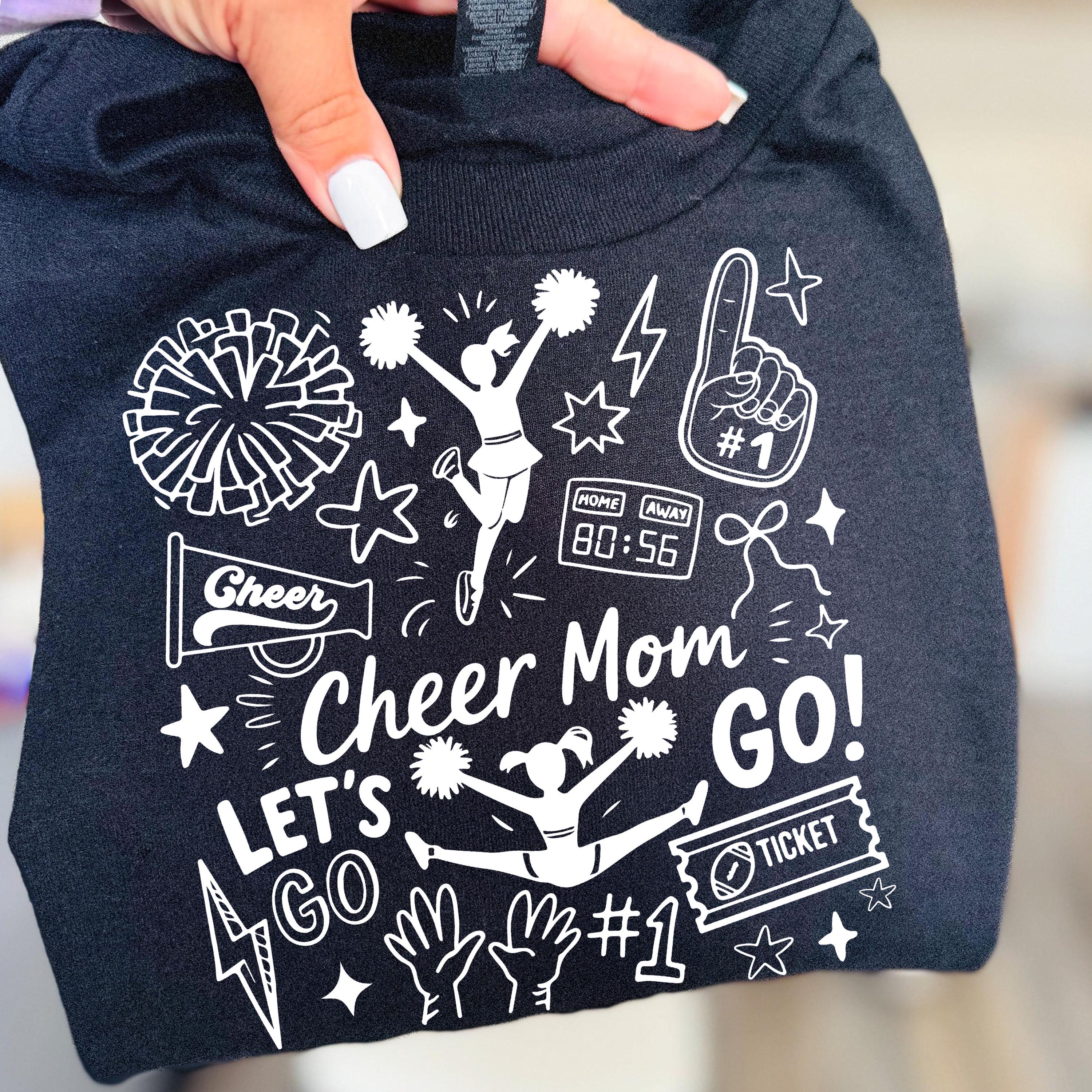 Cheer Mom PNG, Doodle Cheer Png, Cheer Mama Png, Instant Digital ...