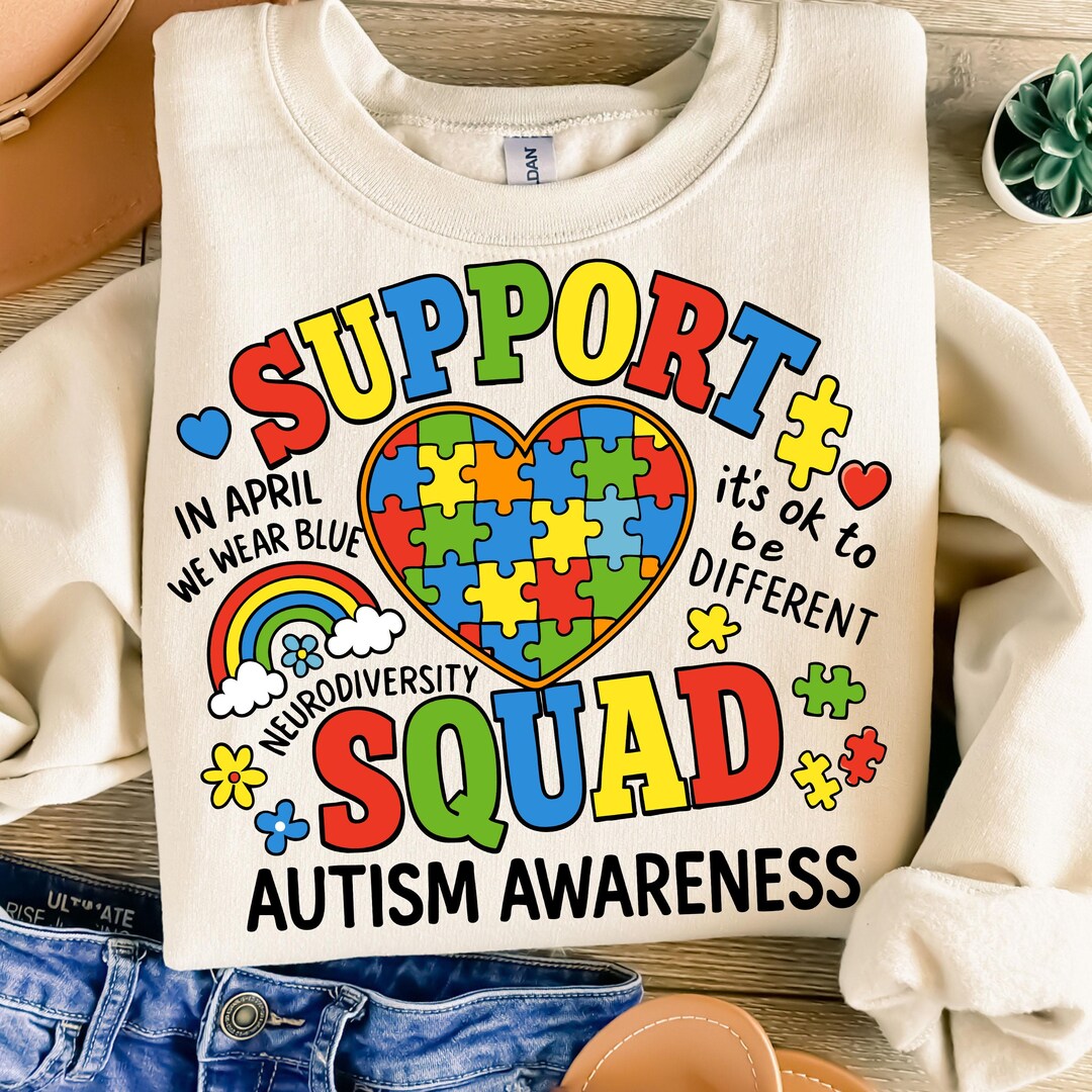 Autism Support Squad Png, Autism Awareness Png, Autism Teacher Png ...