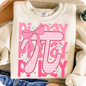 Pink Pi Day Coquette PNG, 3.14 Day Png, Teacher Math Png, Pi Day Bow ...