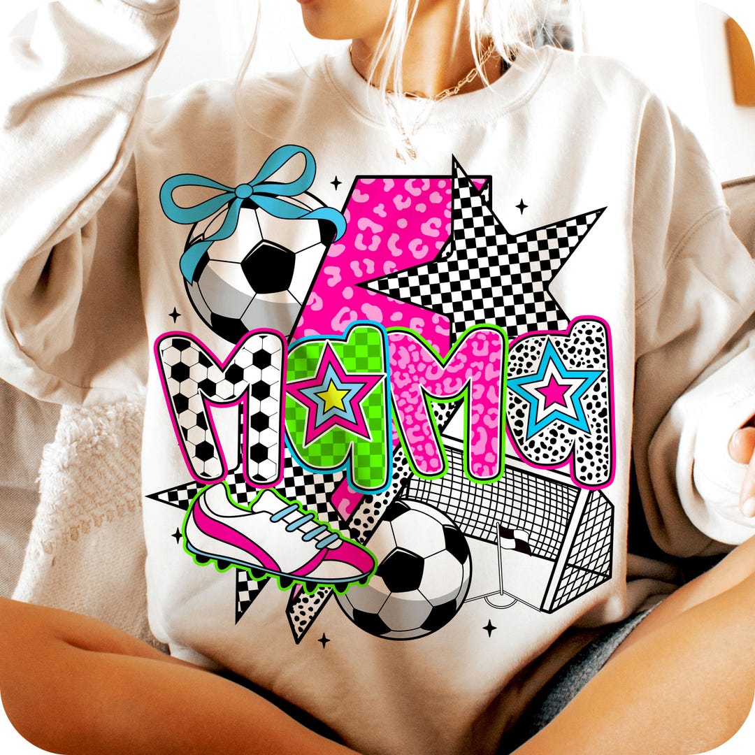Preppy Soccer Mama Png, Soccer Png, Soccer Brushstroke Png, Soccer ...
