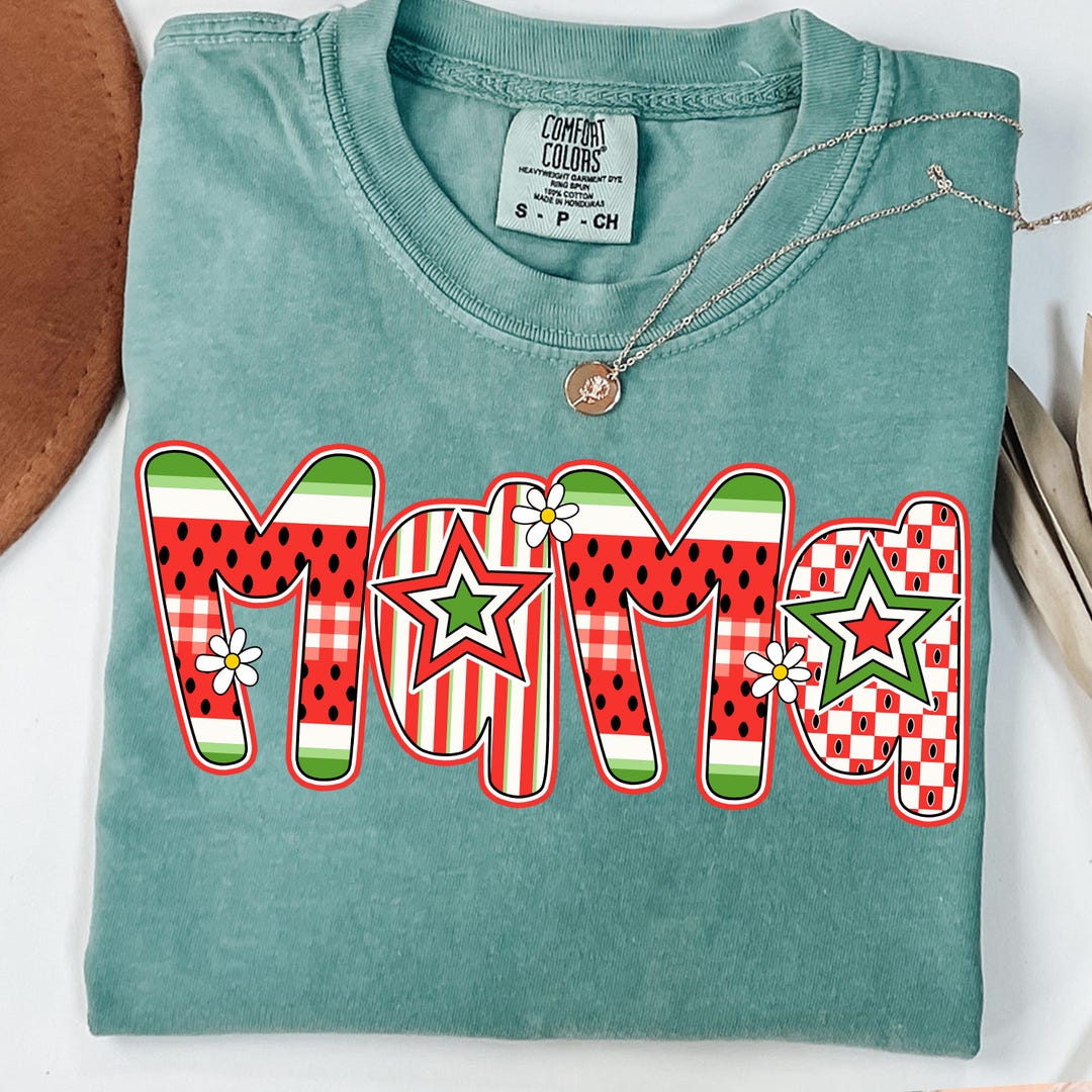 Preppy Mama Watermelon Png, Cute Watermelon Floral Mama Png, Everyday ...