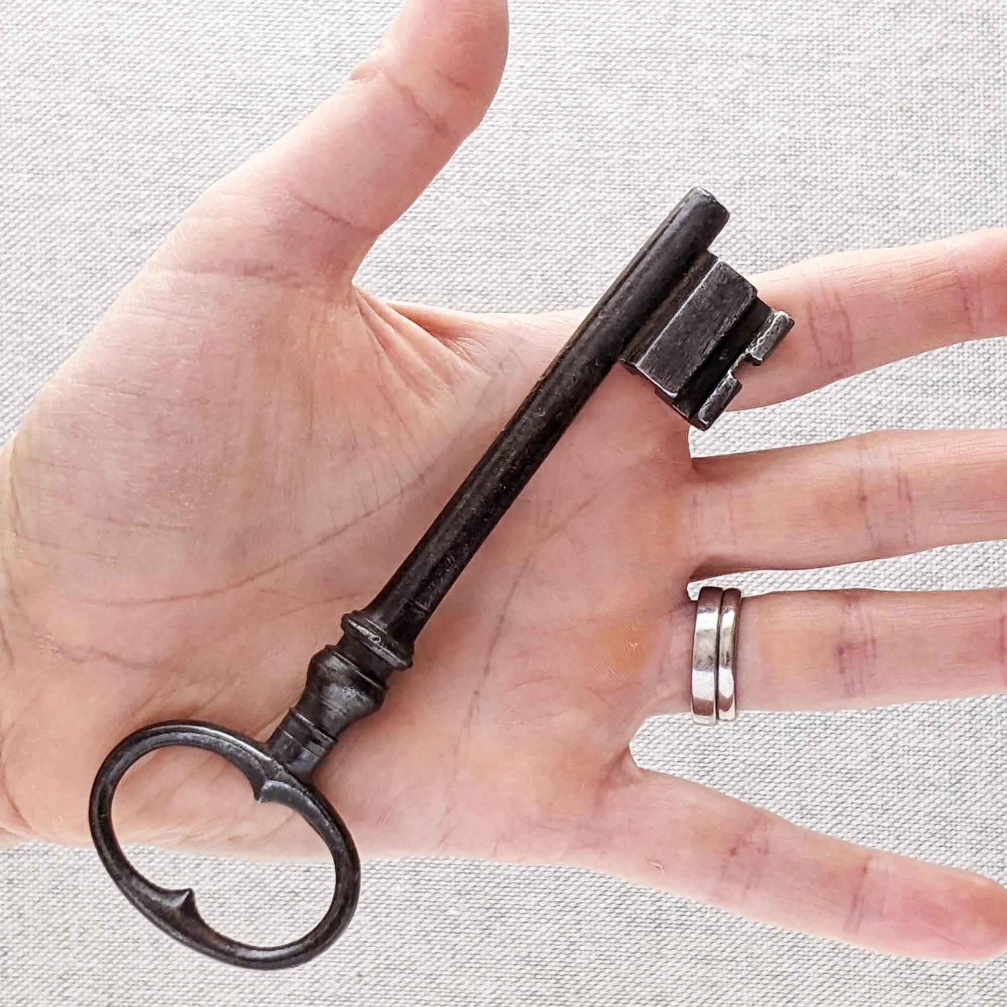 Old Key From the 19th Century Victorian Era France Key Bit Shaped Like ...