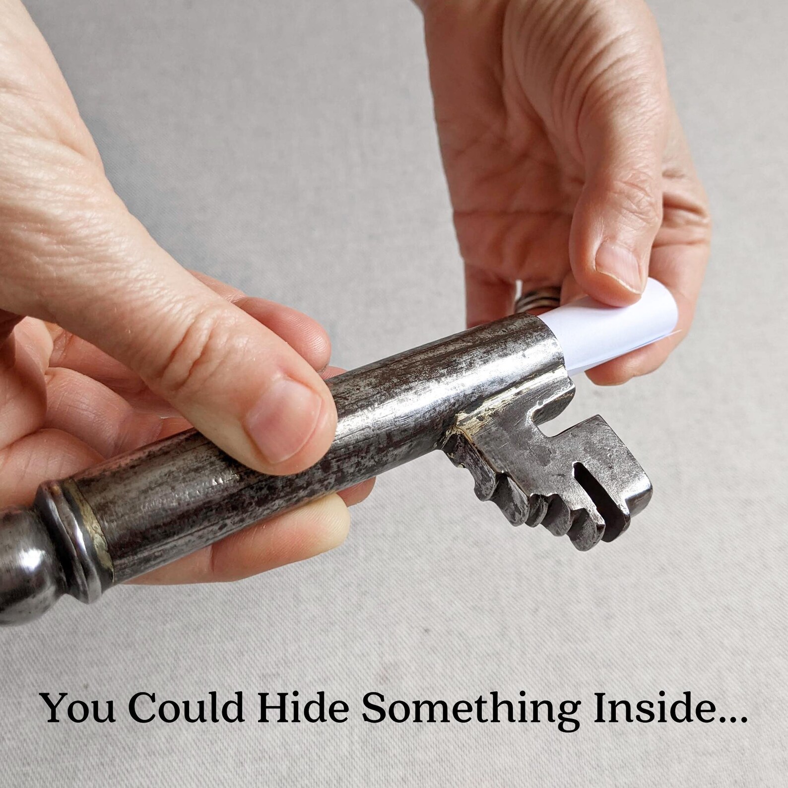 Huge Antique Key Thick Antique Key From the 19th Century Victorian Era ...