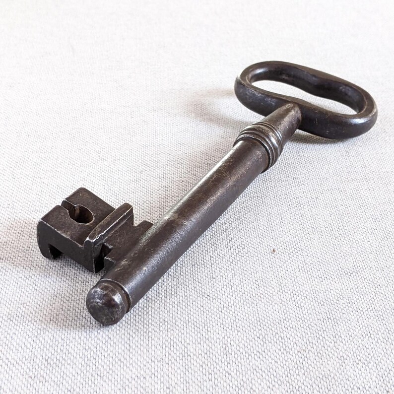 Large Antique Key Big Skeleton Key From 19th Century Victorian Era Old ...