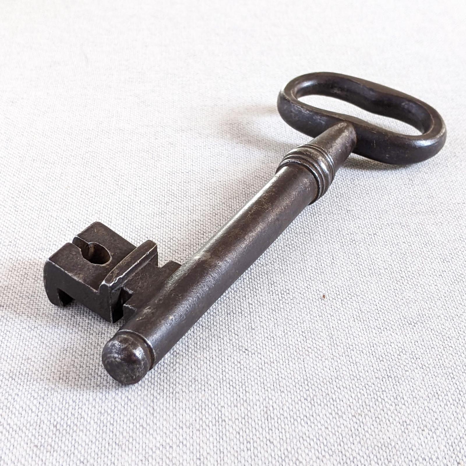 Large Antique Key Big Skeleton Key From 19th Century Victorian Era Old ...