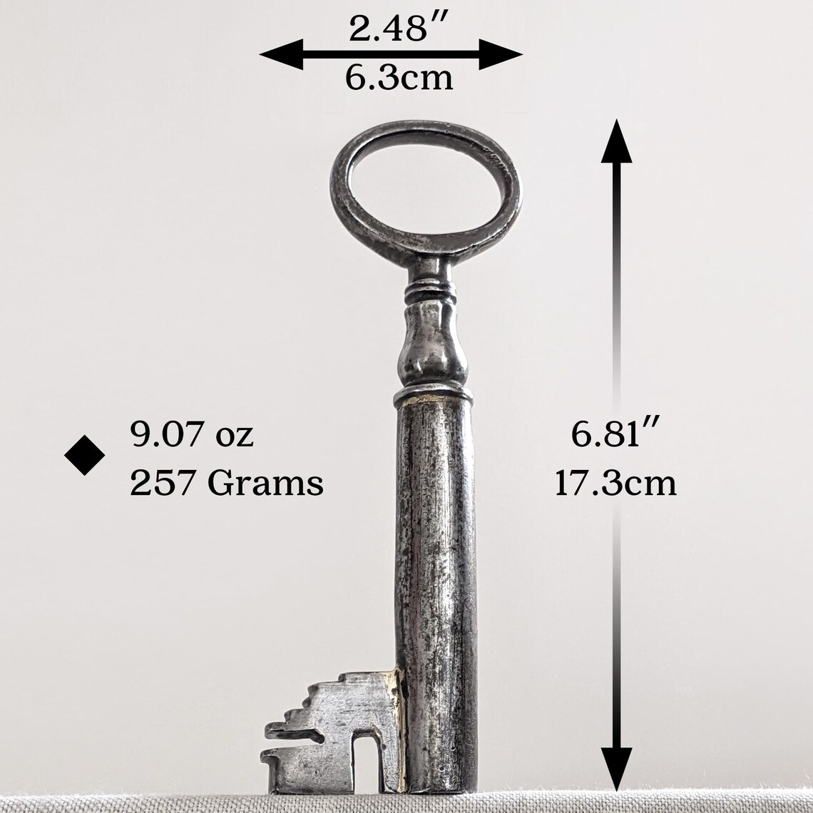 Huge Antique Key Thick Antique Key From the 19th Century Victorian Era ...