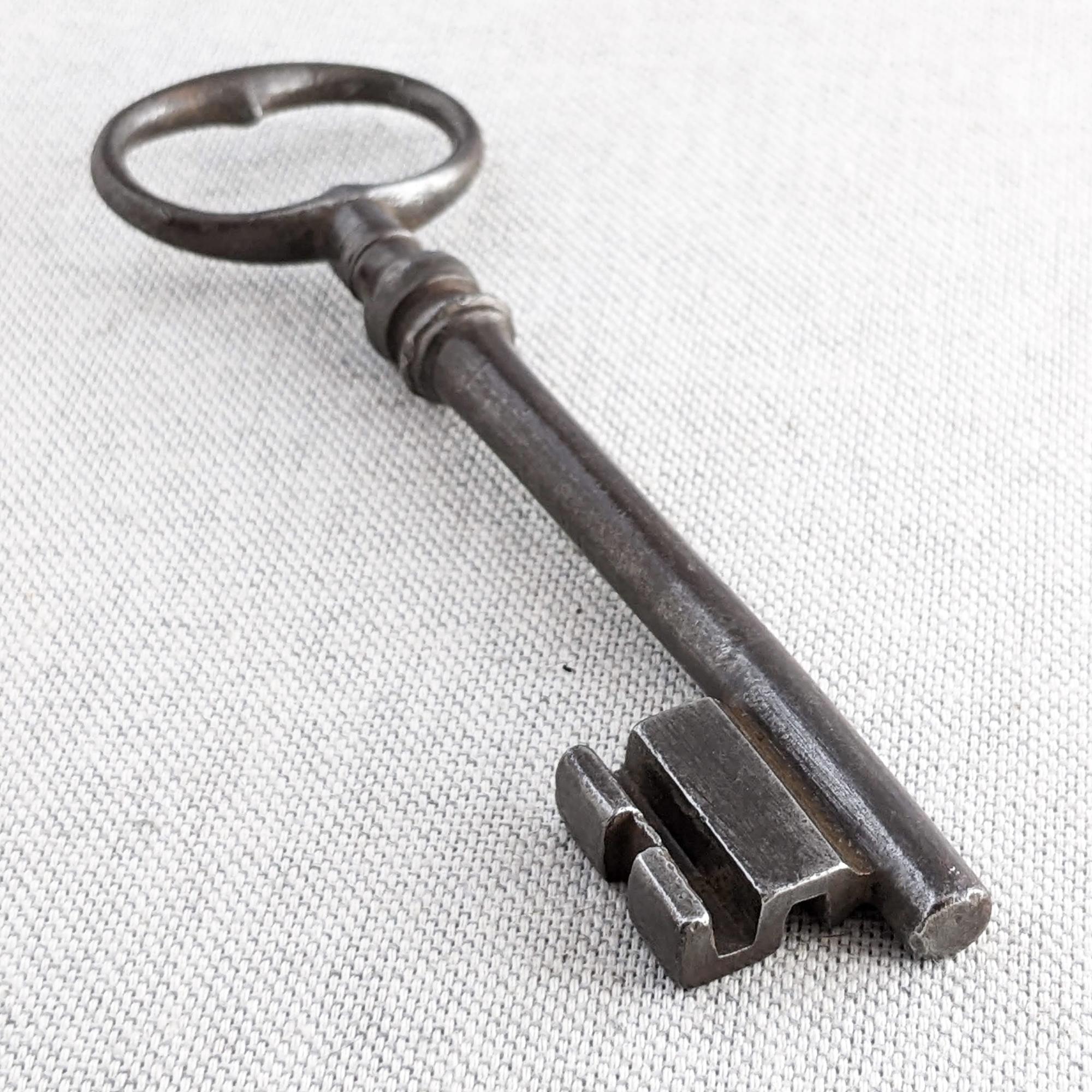 Old Key From the 19th Century Victorian Era France Key Bit Shaped Like ...