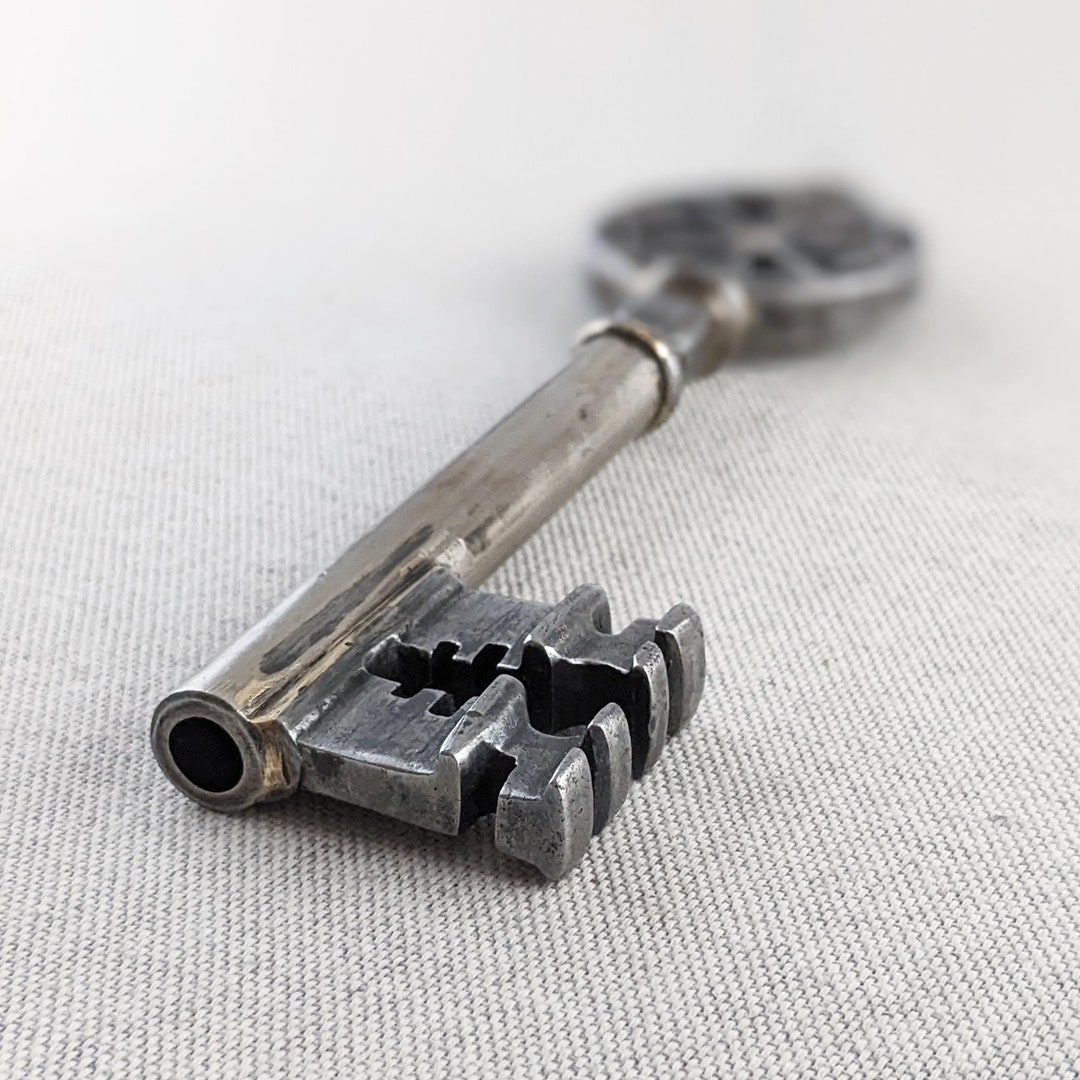 Magnificent Large Antique Key, Old Key Presumably From Venice, Skeleton ...