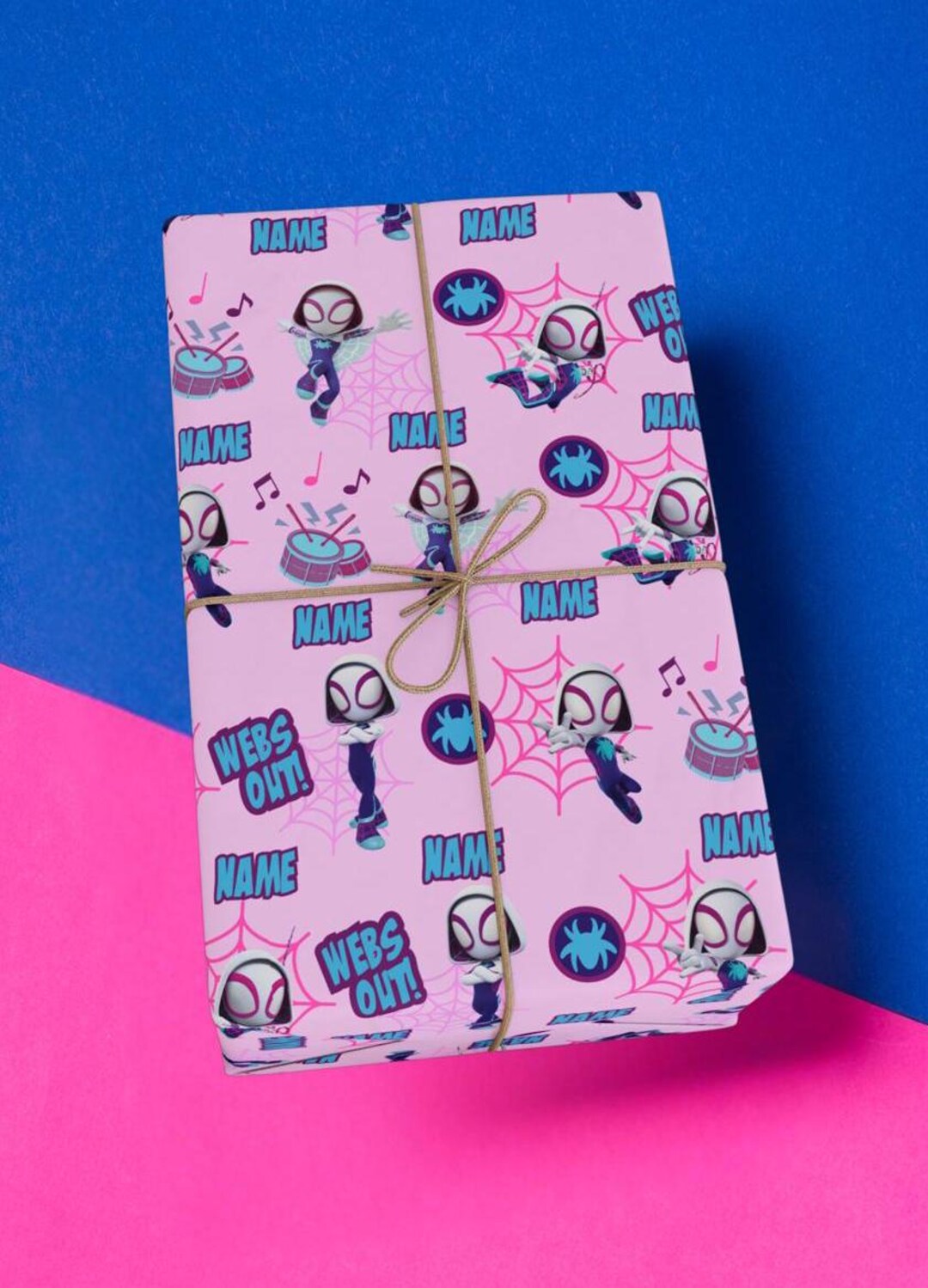 Disney Spidey and His Amazing Friends Wrapping Paper Ghost Spider ...