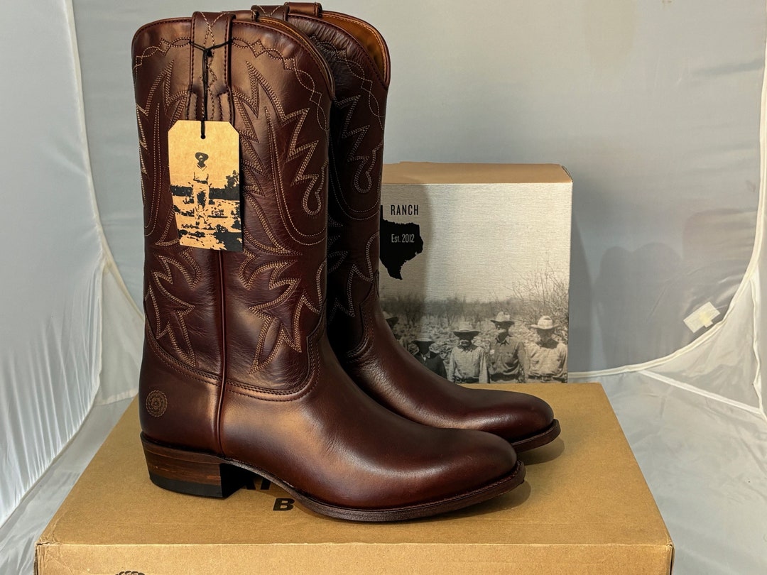 Ranch Road Carson Round Toe Cowboy Boot - Etsy