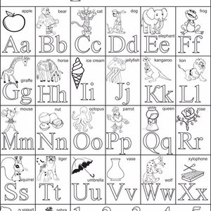 Alphabet Posters, Large Format for Classroom Use - Etsy