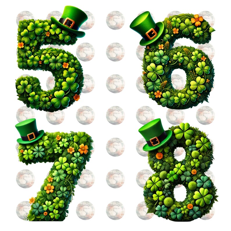 St.patricks Day Lucky Alphabet Letters Clipart Bundle, St Patricks Day ...