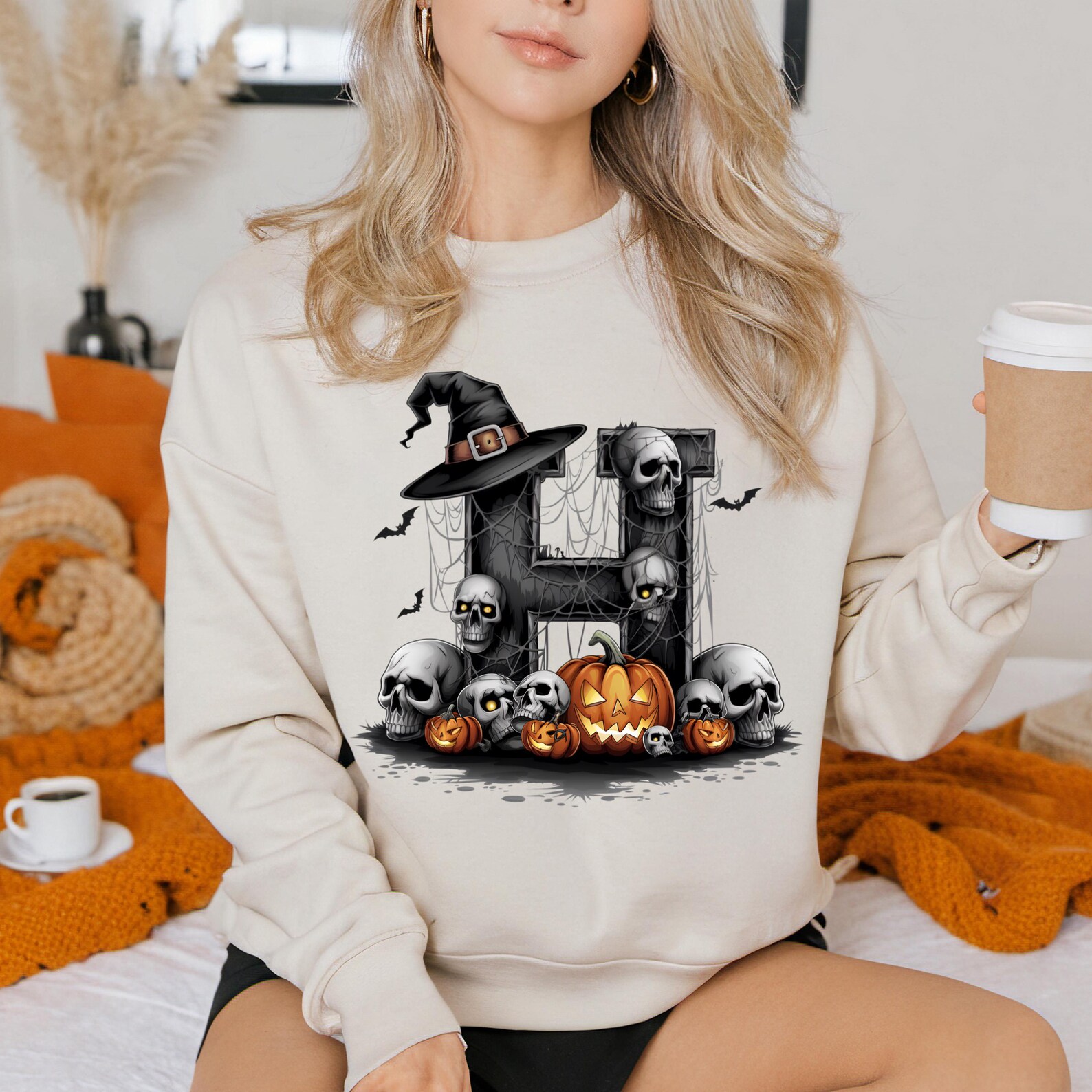 Halloween Alphabet and Numbers Clipart Png, Spooky Letters Cliparts Png ...