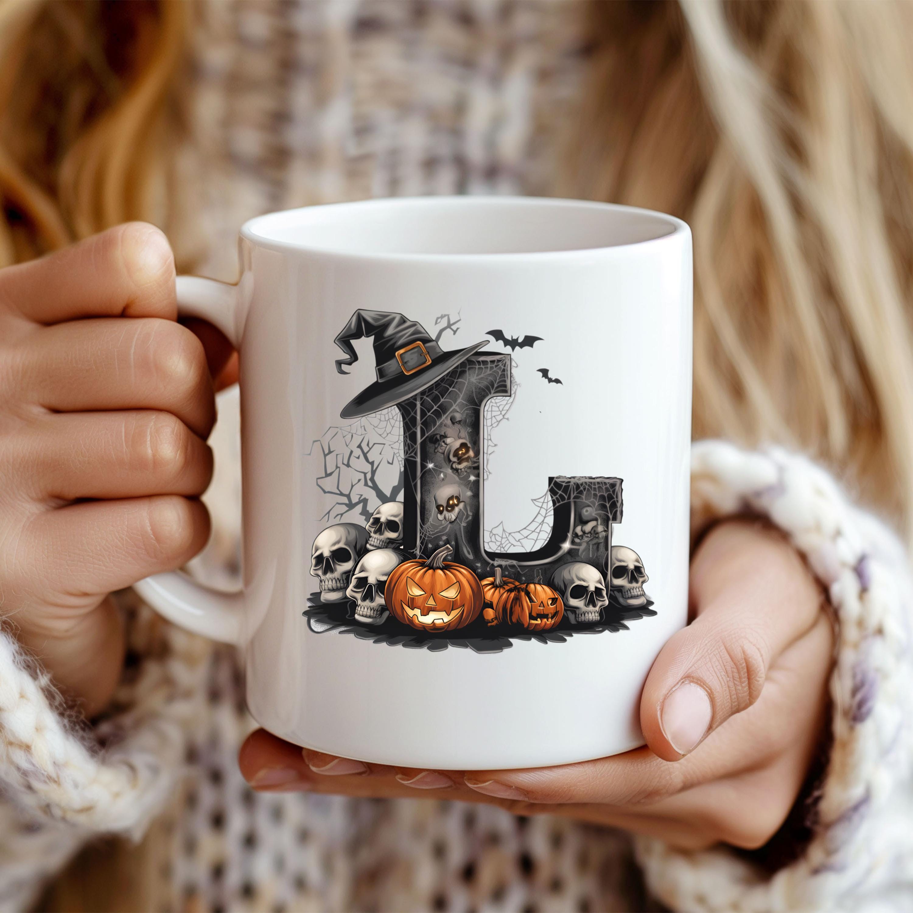 Halloween Alphabet and Numbers Clipart Png, Spooky Letters Cliparts Png ...