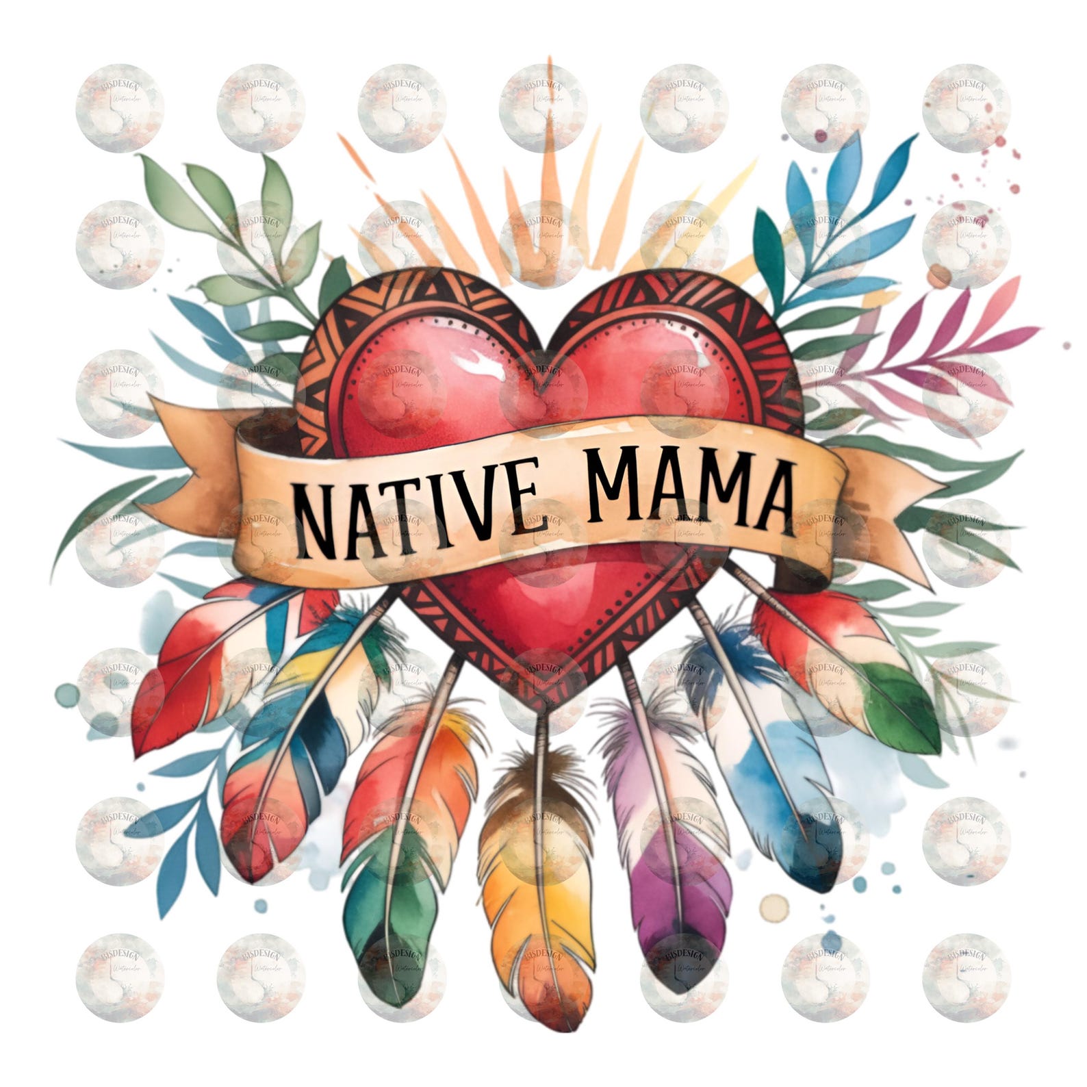 Native American PNG Clipart, Native Mama Png, Indigenous Feathers ...