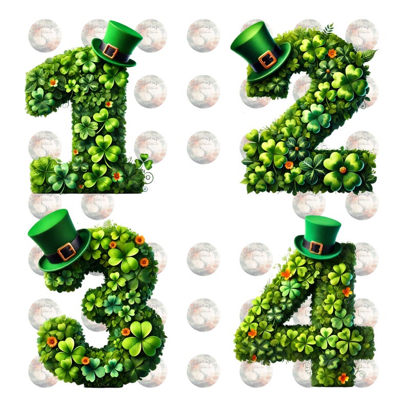St.patricks Day Lucky Alphabet Letters Clipart Bundle, St Patricks Day ...