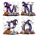 Spooky Halloween Alphabet PNG, Letters and Numbers Clipart (digital ...
