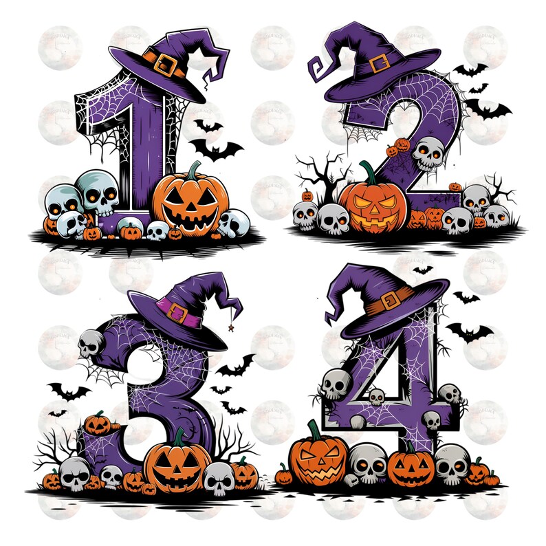 Halloween Alphabet Letters and Numbers Clipart Png, Spooky Alphabet Png ...