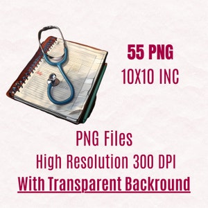 Medicine Watercolor Clipart, Nurse and Doctor Clipart, Medical Png ...