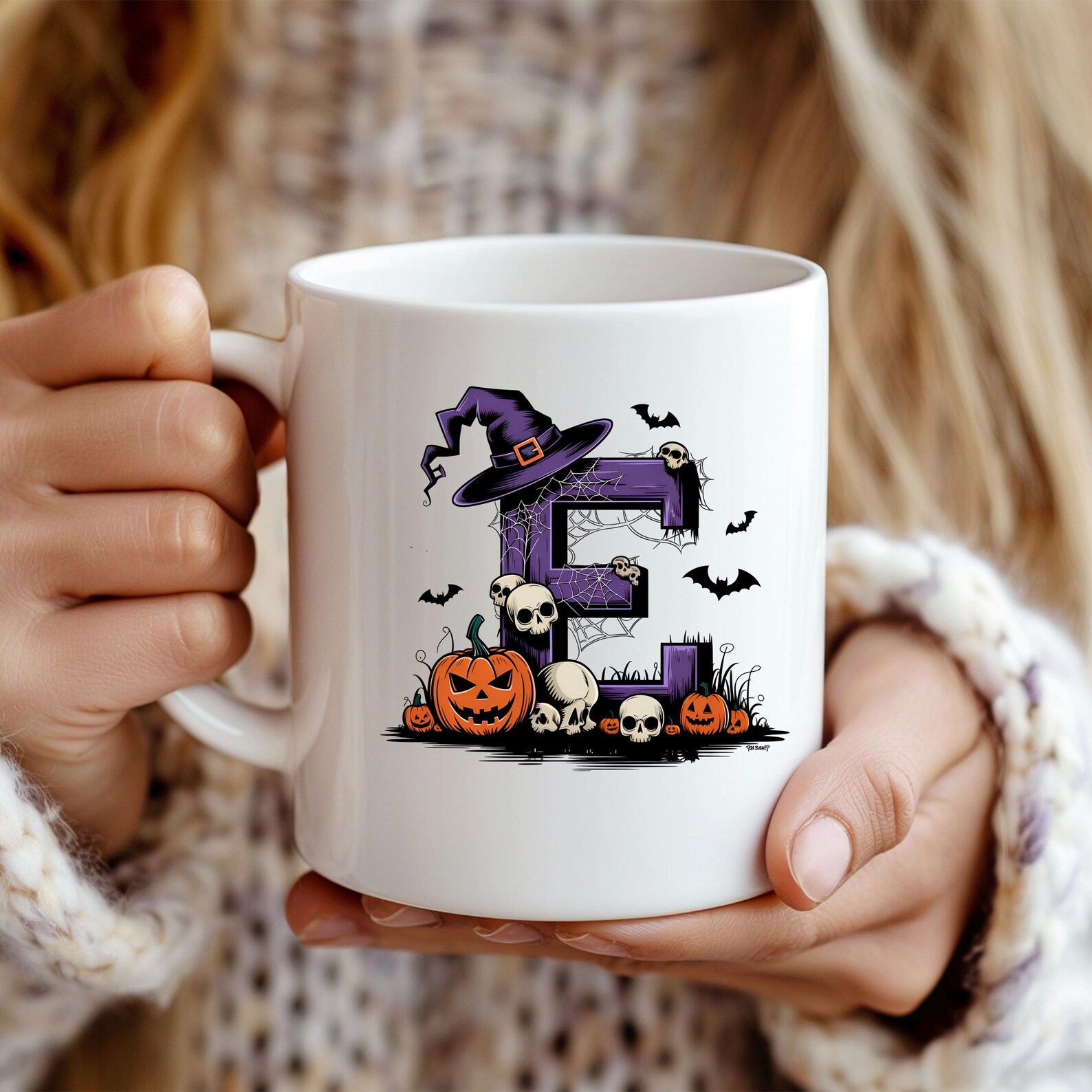 Spooky Halloween Alphabet PNG, Letters and Numbers Clipart (digital ...
