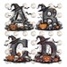 Halloween Alphabet and Numbers Clipart Png, Spooky Letters Cliparts Png ...