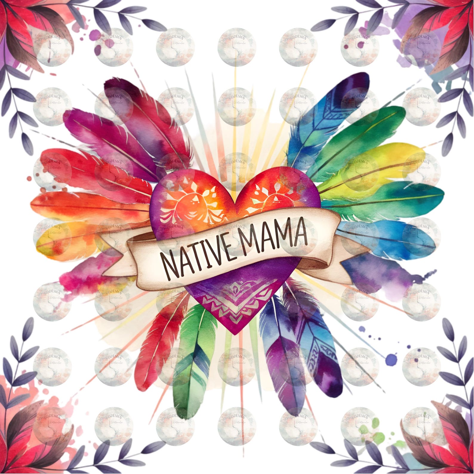 Native American PNG Clipart, Native Mama Png, Indigenous Feathers ...