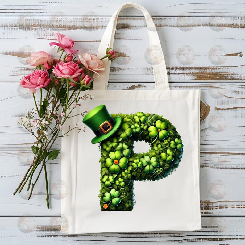 St.patricks Day Lucky Alphabet Letters Clipart Bundle, St Patricks Day ...