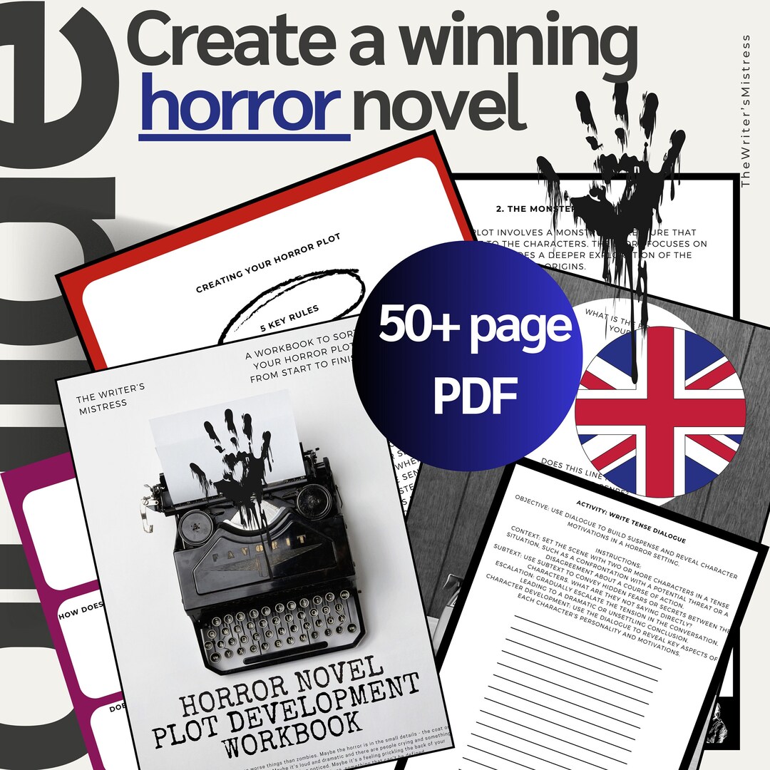 Horror Novel Plotting Workbook - Stand Out, Get Published, Write an ...