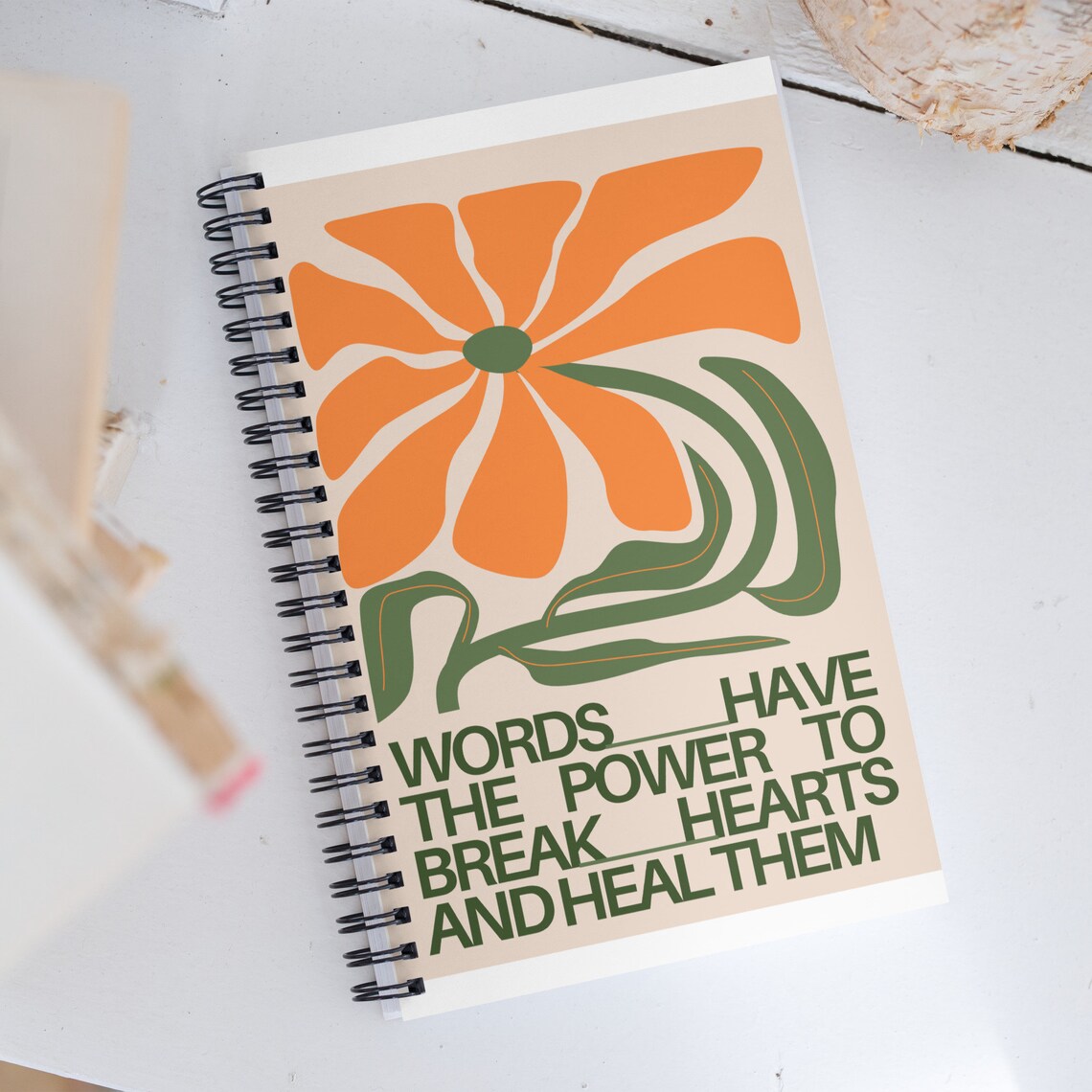 Words Have the Power, Writer Reader Notebook, Dot Pages, Bookish Reader ...