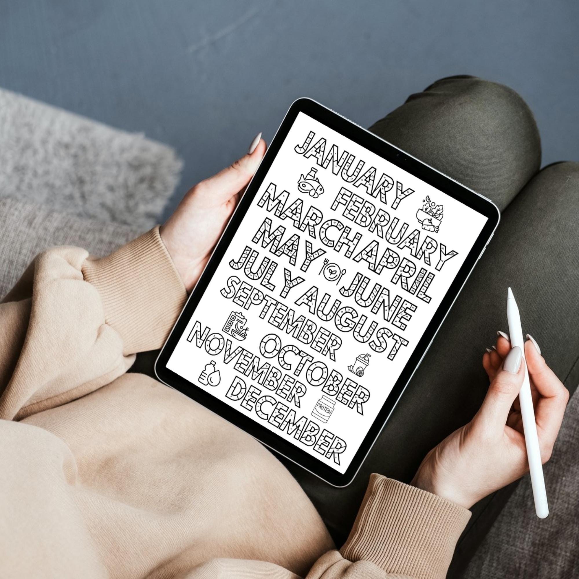 2025 Habit Tracker Coloring Sheet, 365 Day Coloring Habit Tracker ...