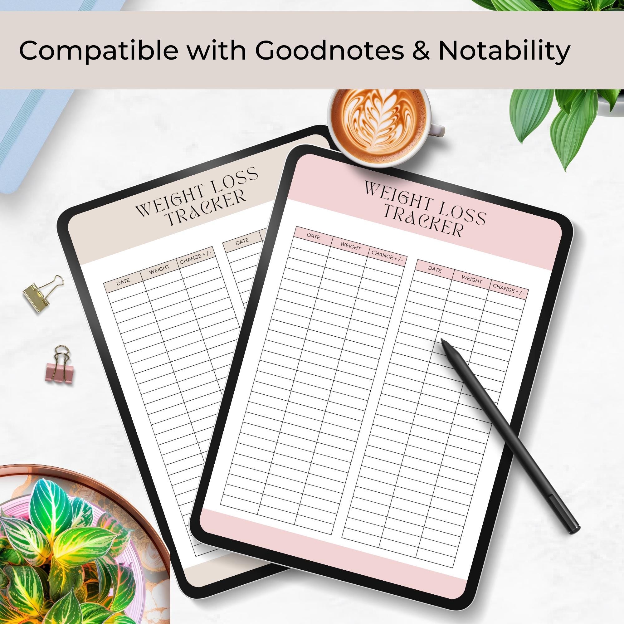 Weight Loss Tracker, Weeks Pounds Lost Tracker, Kilos Lost Log, Goal ...