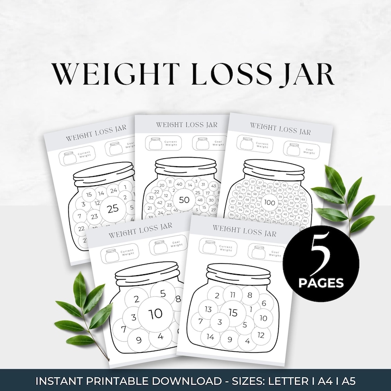 Coloring Weight Loss - Etsy